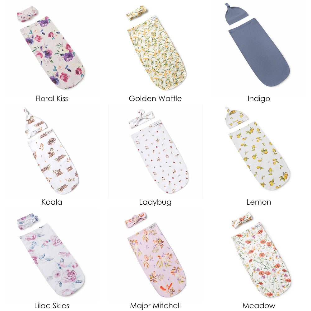 Organic Snuggle Swaddle + Milestone Card Set | Snuggle Hunny