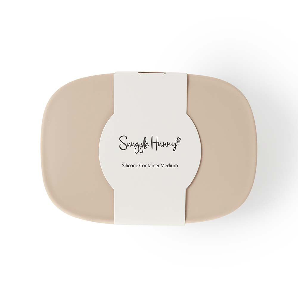 Silicone Medium Lunch Box Pebble | Snuggle Hunny