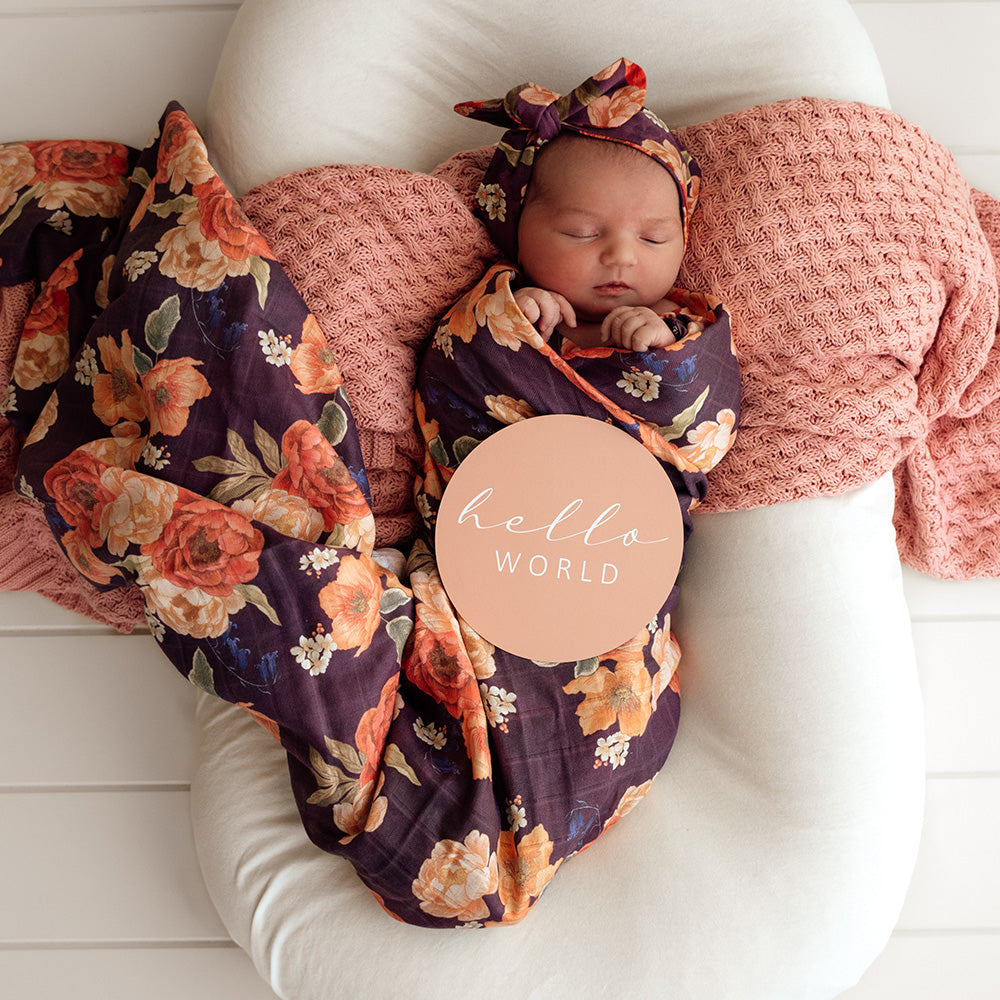 Sienna Organic Muslin Wrap | Snuggle Hunny